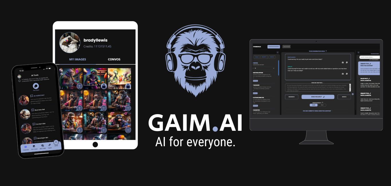 GAIM.AI | AI Tools and More | Be a #GAIMCHANGER